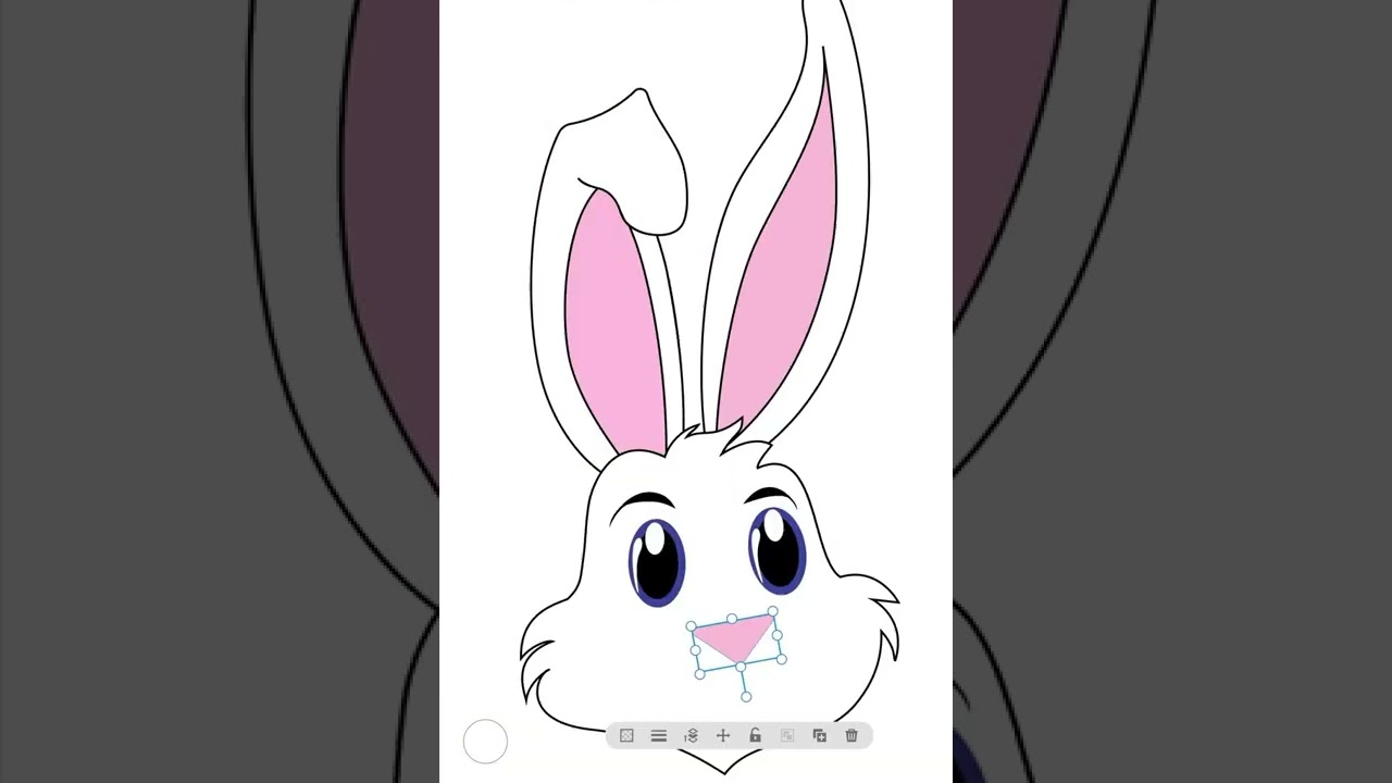 Easter bunny vector illustration