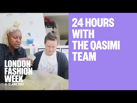 24 Hours with The Qasimi Team at London Fashion Week