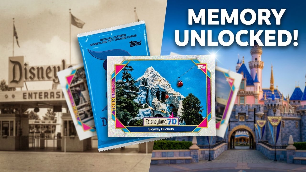 Topps Disney's 70th Anniversary Value Box - A Trip Down Memory Lane!