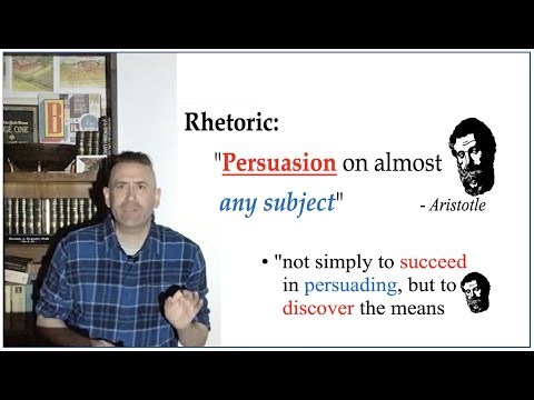 Rhetoric 1 The Basics of Rhetoric: Aristotle's Definitions and Functions of Rhetoric