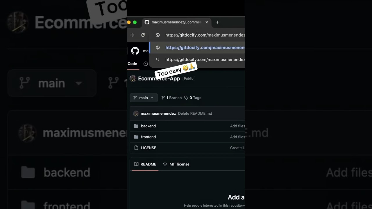 GitDocify is the GOAT for code project documentation 😮‍💨 #github #programming #coding #techtok