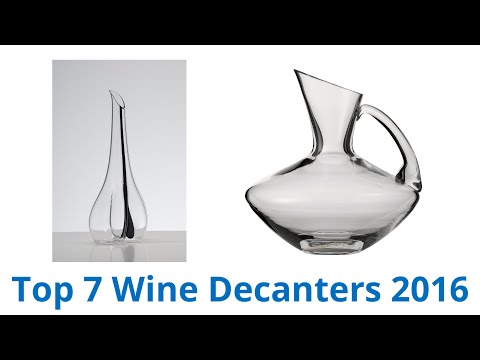 7 Best Wine Decanters 2016