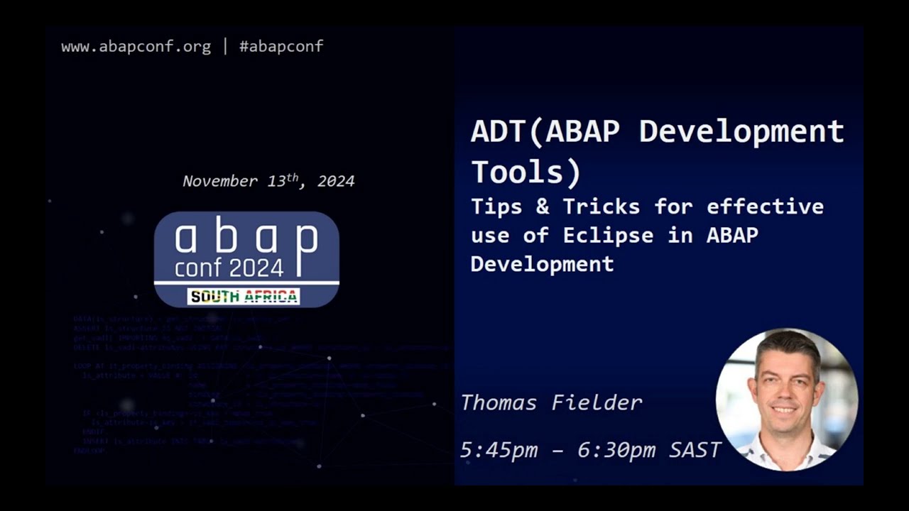 ADT - Tips & Tricks for effective use of Eclipse in ABAP Development