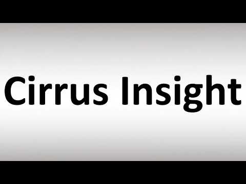 How to Pronounce Cirrus Insight