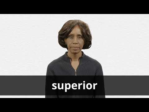 SUPERIOR - Definition & Translations | Collins English Dictionary