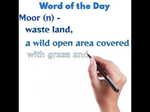 Daily word-Moor @subharajan9370