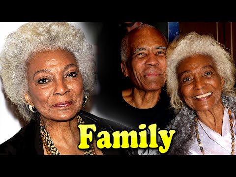 Nichelle Nichols Family With Son and Husband Foster Johnson 2022