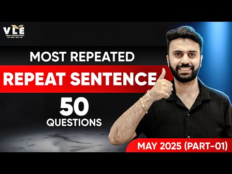 PTE Speaking Repeat Sentence | Real Exam Predictions May 2025 | VLE