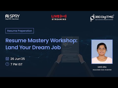 Resume Building | 26th June 25 | 360DigiTMG
