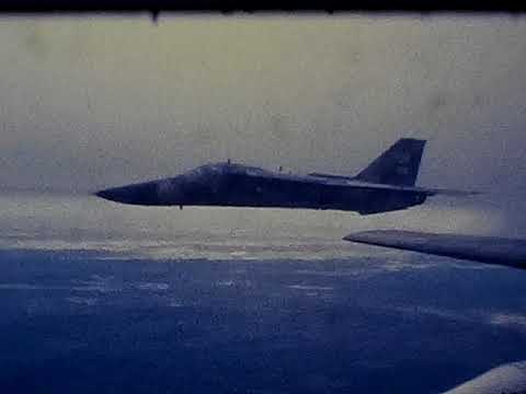 F111E high fix formation approach to RAF Upper Heyford