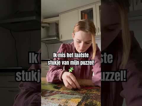 In het zuiden zeggen we puuuzelen! 😜🧩 #knutselen #tekenen #art