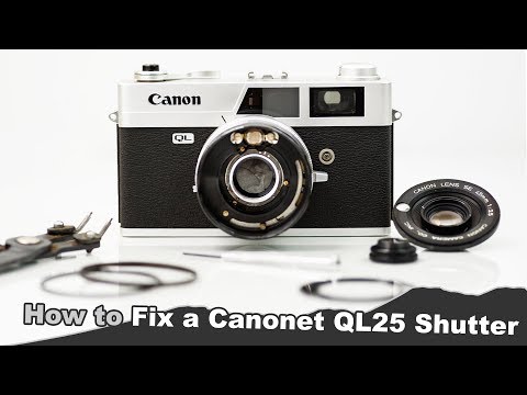 How to Fix a stuck shutter on a Canon Canonet QL25 – Film Love Photography