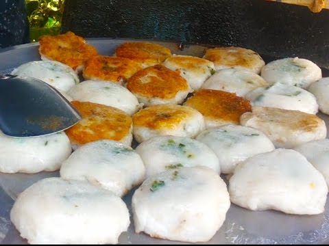 Asian Street Food - Roasted Dumpling Stuffed With Leeks - Youtube