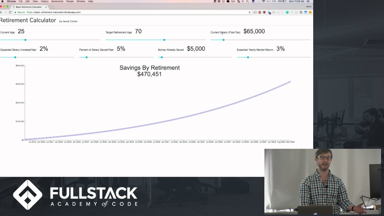 Basic Retirement Calculator