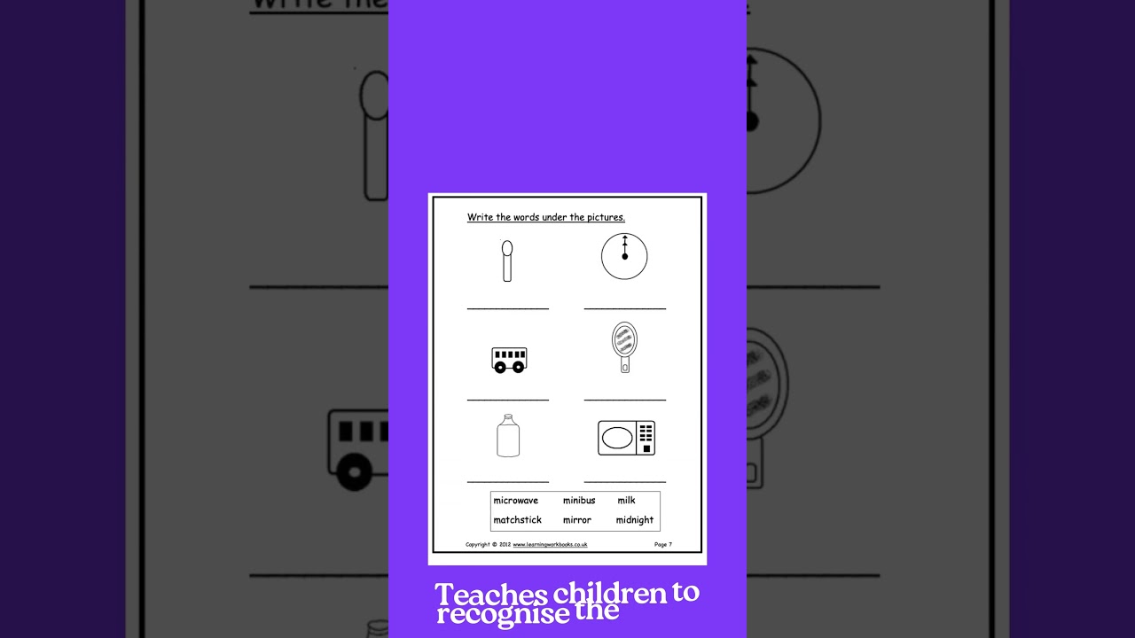 Alphabet Workbook Letter M