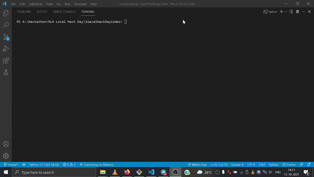 Morse Code Encryption and Decryption using Python