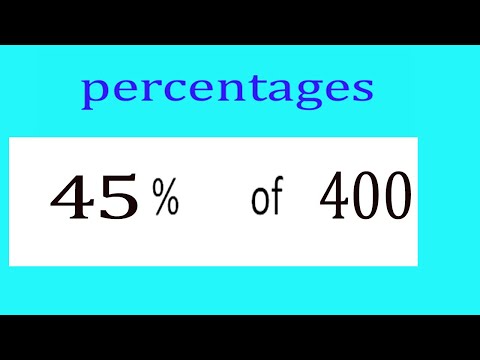 Percentages     45      Percentage(%)    of    400