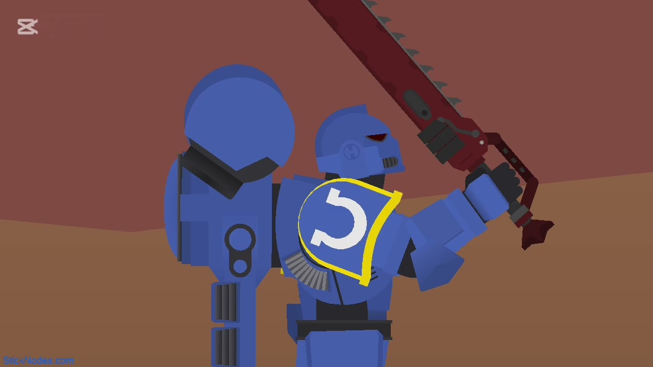 Warhammer 40k an average day as a marine (stick nodes animation)