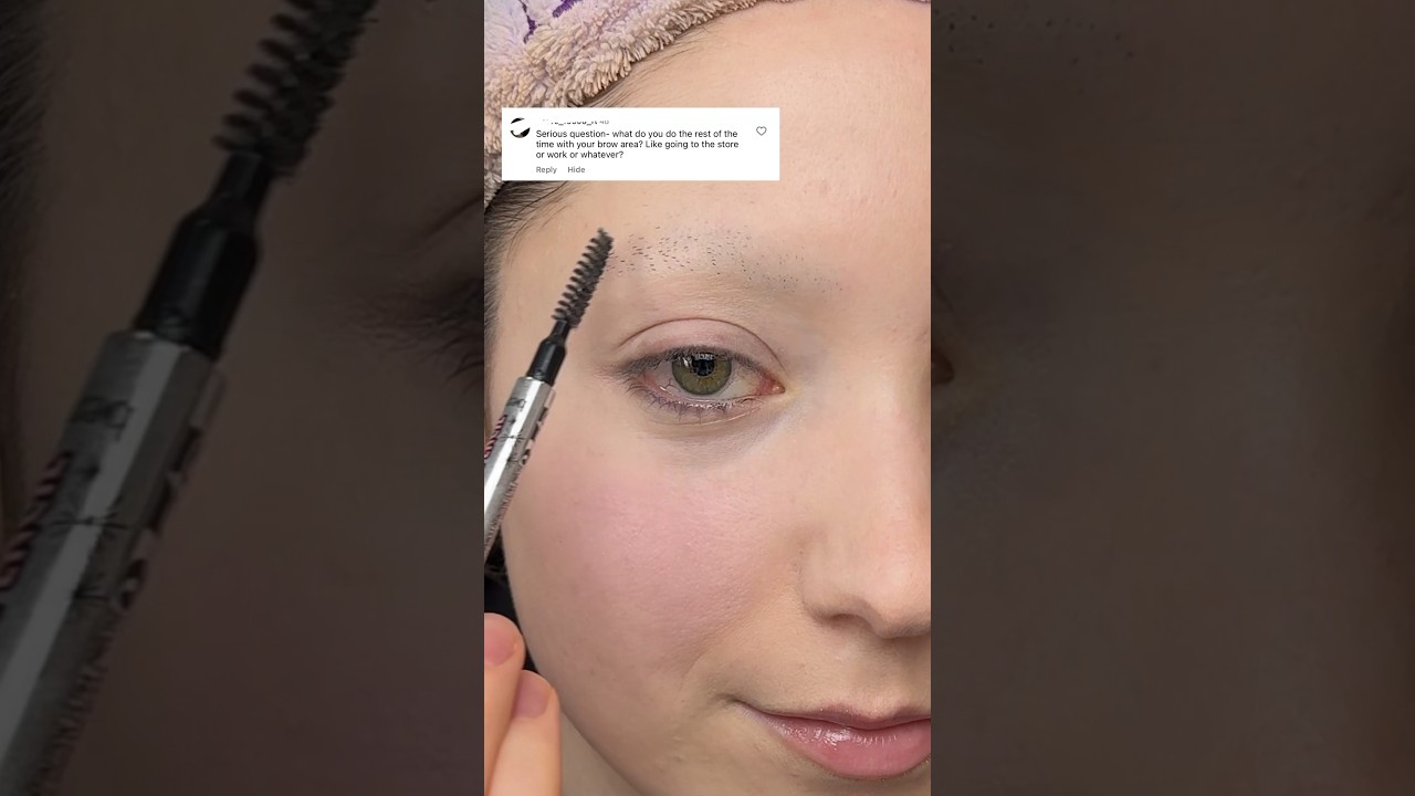 How to draw on eyebrows: eyebrow & eyeshadow tutorial #eyemakeuptutorial #eyebrowtutorial