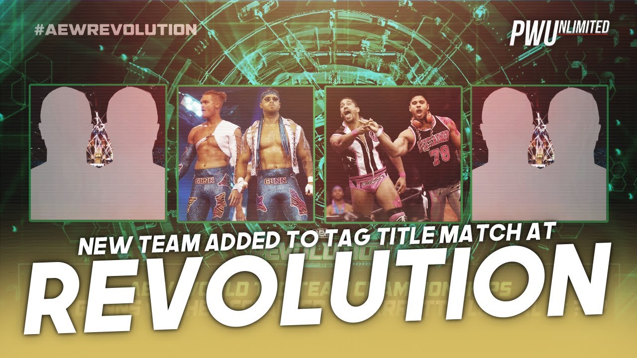 New Team Added To AEW Revolution Tag Title Match