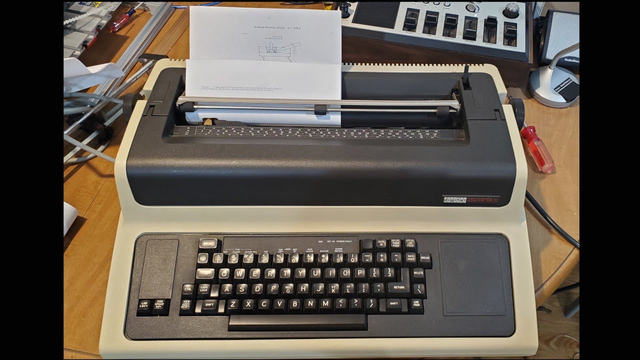 DECWriter IV Teletype/Teleprinter repair.