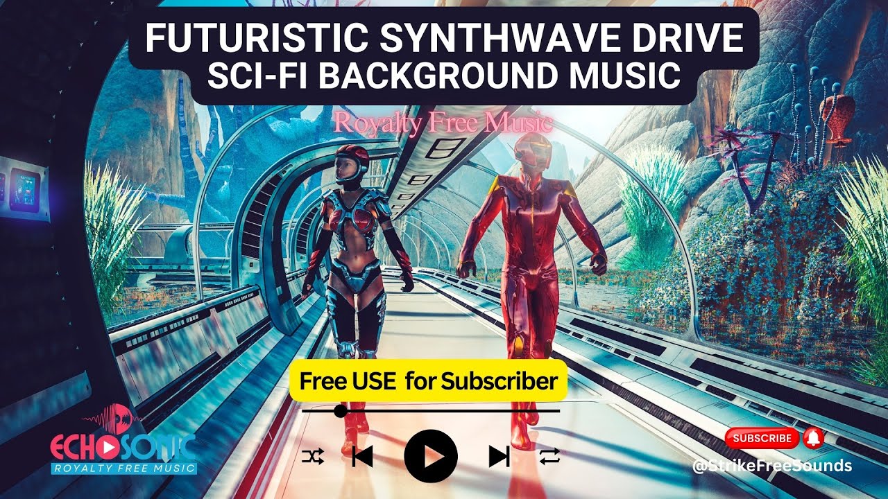 Futuristic Synthwave Drive | Royalty Free Sci-Fi Background Music