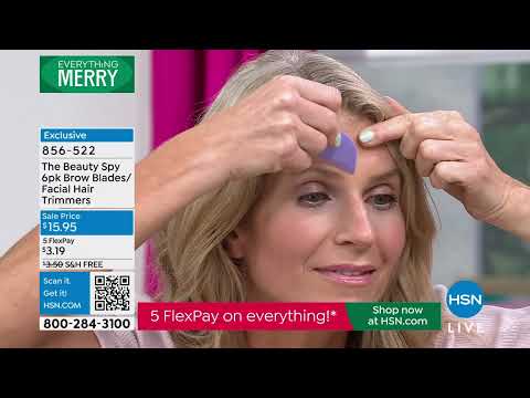 The Beauty Spy 6pack Brow Blades/Facial Hair Trimmers