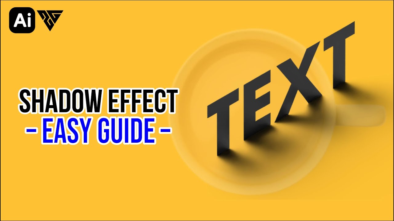 Easy Backlit Text Effect in Illustrator | Shadow Effect |Editable Text Effect| Illustrator Tutorial