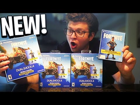 NEW Fortnite PS4 CONTROLLER SKIN BUNDLE UNBOXING! ROYALE BOMBER SKIN PACK! (Fortnite Battle Royale)