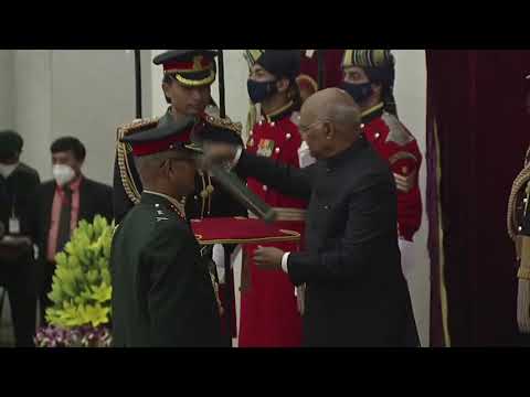 President Kovind presents Param Vishisht Seva Medal to Lt. General Sanjeev Kumar Shrivastava, AVSM