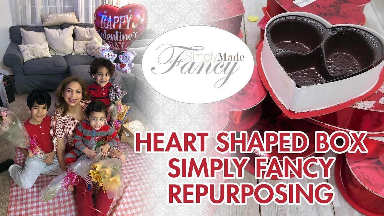 VALENTINES DAY CRAFT Heart Shaped Box