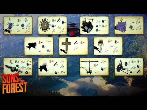 All 11 Blueprints, Furniture & Trap Locations With Console Commands | Sons of the Forest