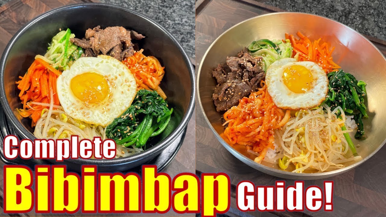 How to Make Healthy, Delicious Bibimbap & Dolsot Bibimbap ✨