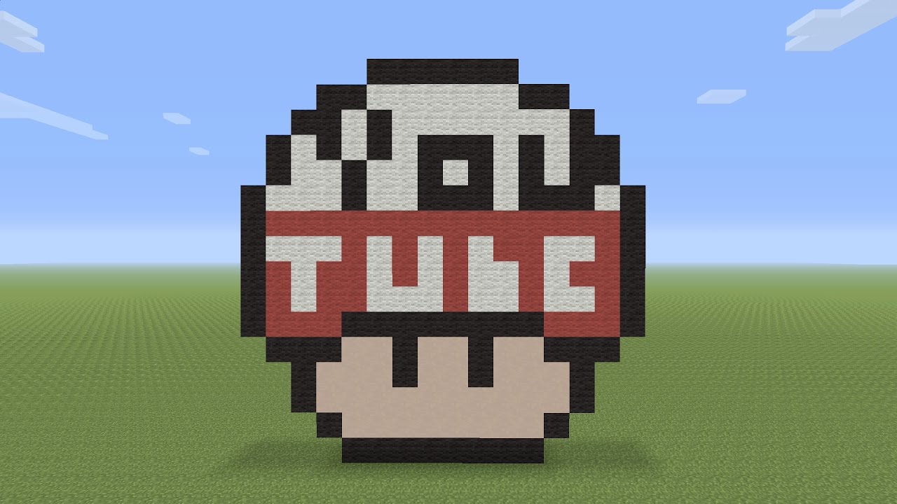 Minecraft Pixel Art - YouTube Mushroom