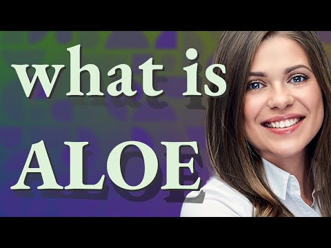 Aloe | meaning of Aloe