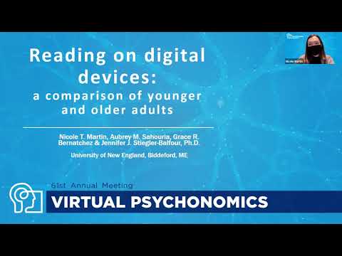 Reading on Digital Devices: a comparison of younger and older adults