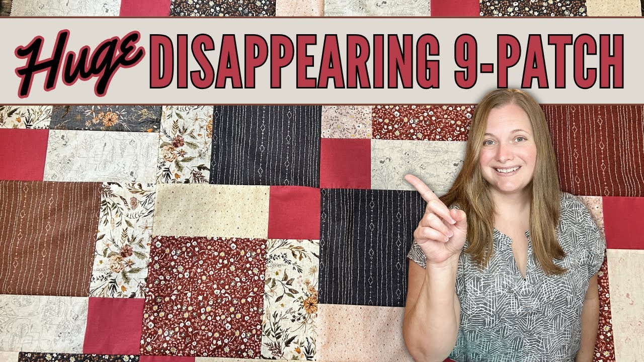 Huge Disappearing Nine Patch | Free Layer Cake Quilt Pattern