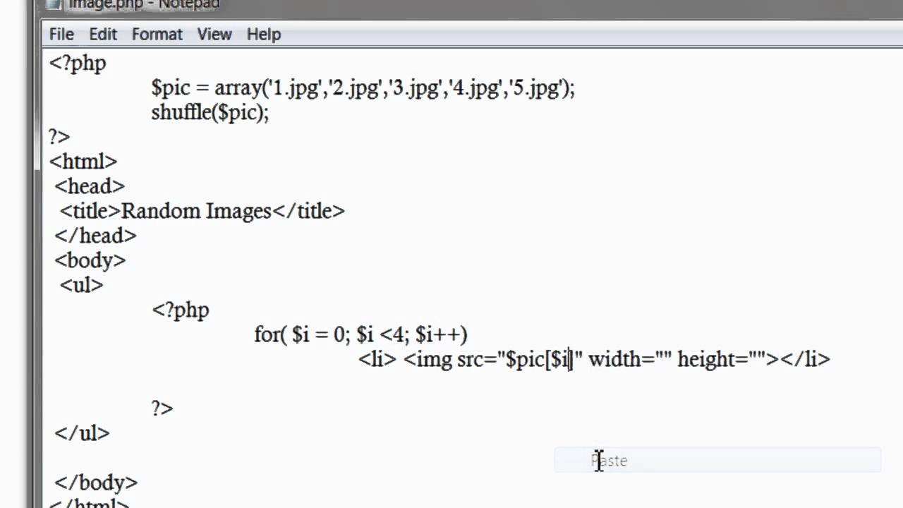 Randomly Display Some Images From A Set of Images: PHP