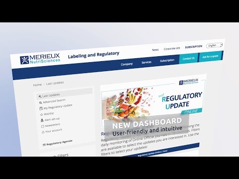 Regulatory Update - Mérieux NutriSciences - English