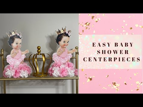 Dollar Tree DIY Baby Shower Centerpiece | Princess Theme