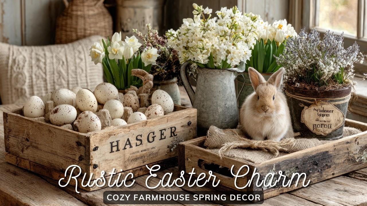 Charming Rustic Easter Decor Ideas for a Cozy Farmhouse Spring Home