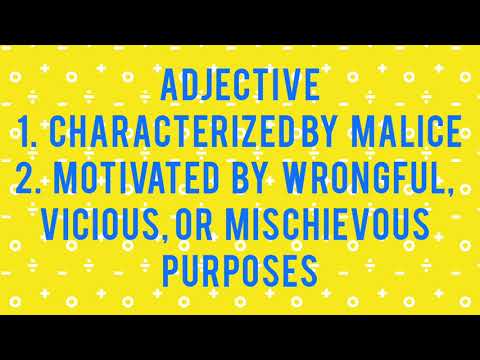 Learnology: How to pronounce "Malicious"