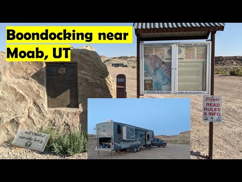 Free Camping near Utah National Parks// Fallen Peace Officer Trailhead