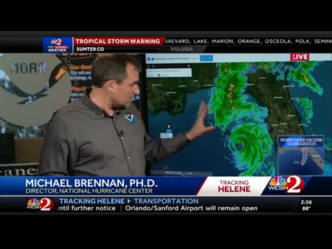 Hurricane Helene a dangerous Category 3 storm with 120 mph winds | Hear from NHC director