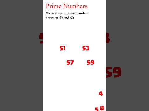 Finding a Prime number from a Range of Number #singaporemath #mathematics #singapore #primenumber