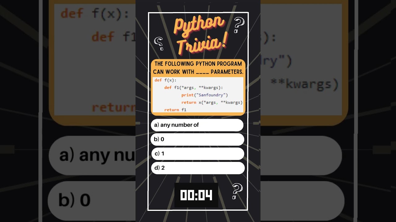 Python Trivia 37 #coding #programming #python #techcommunity #shorts #trending #viral #datascience