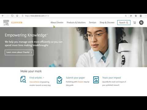 How to generate API key for Elsevier to access Scopus database