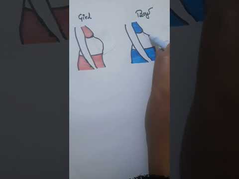 girl vs boy pregnancy bump||baby pregnant belly|| #pregnancy #ytshorts #baby