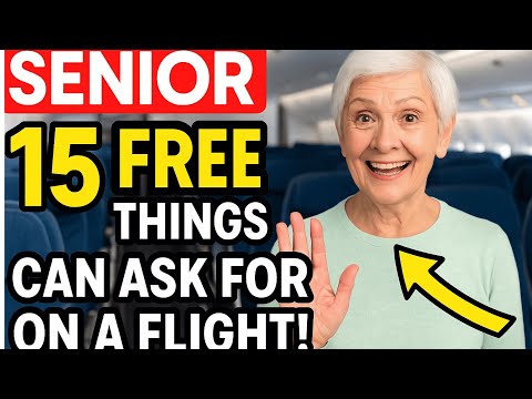 Senior Must-Know: 15 Free Services Airlines Offer (But Never Tell You)!