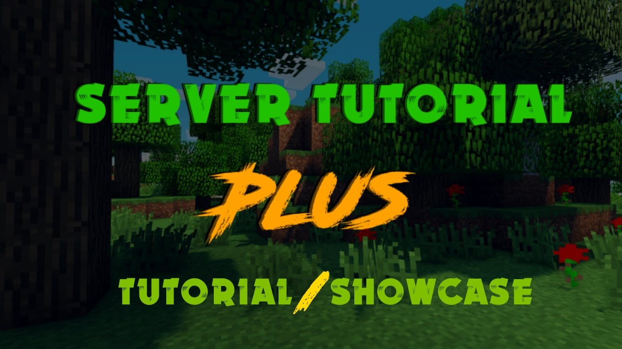 Server Tutorial Plus - Tutorial/Showcase - Basics